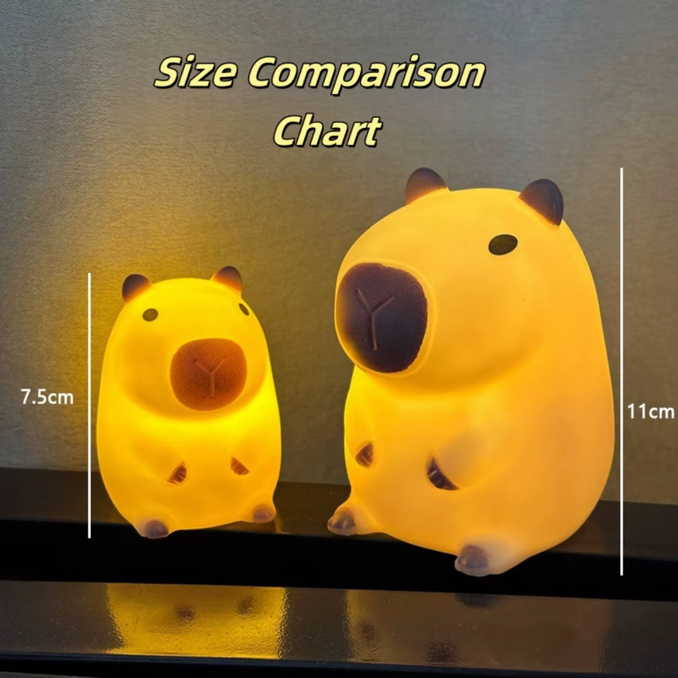 Cute Pet Capybara Night Light – Flarefit